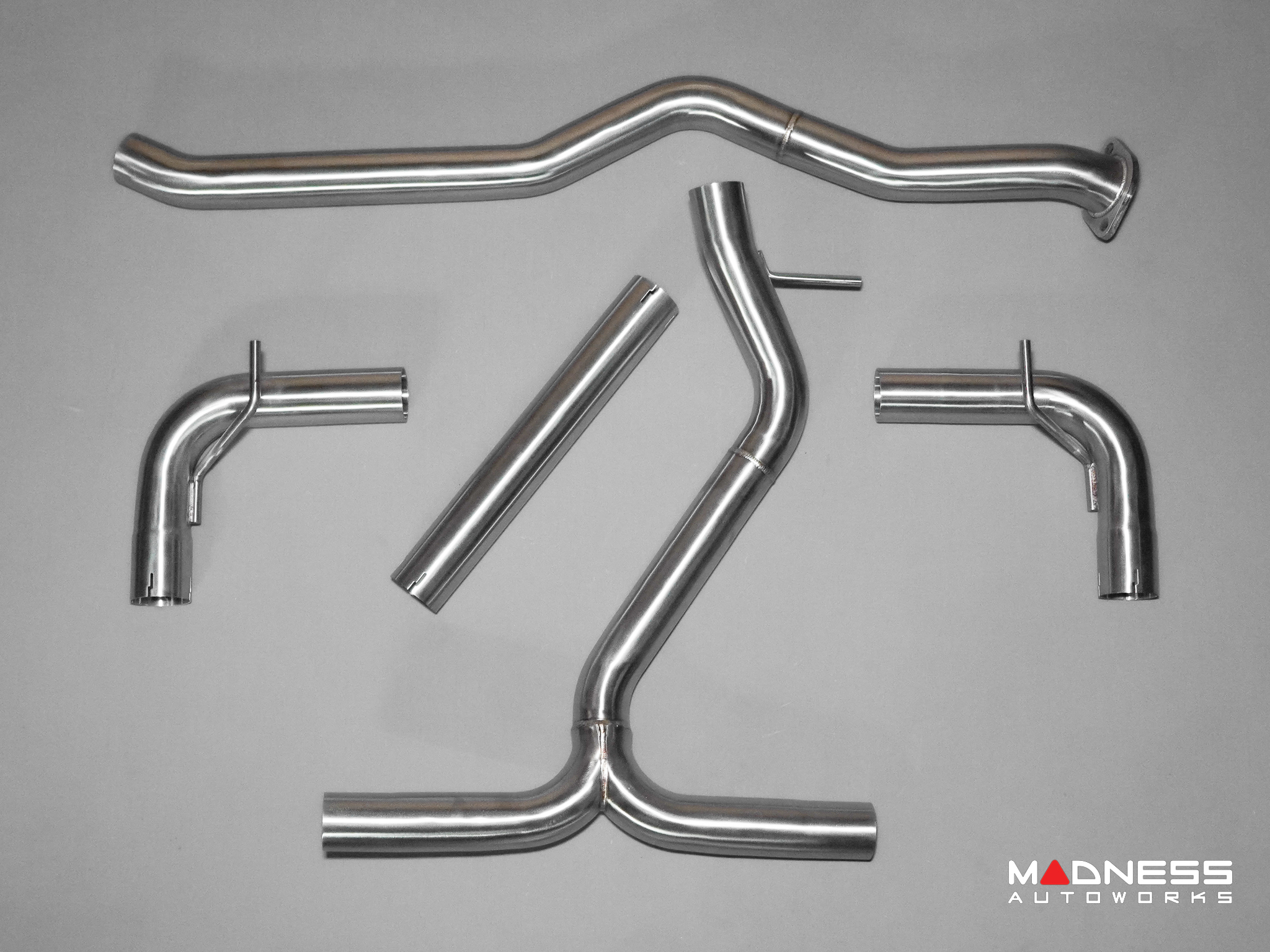 FIAT 124 Performance Exhaust by MADNESS - Monza - Dual Exit w/ Carbon ...