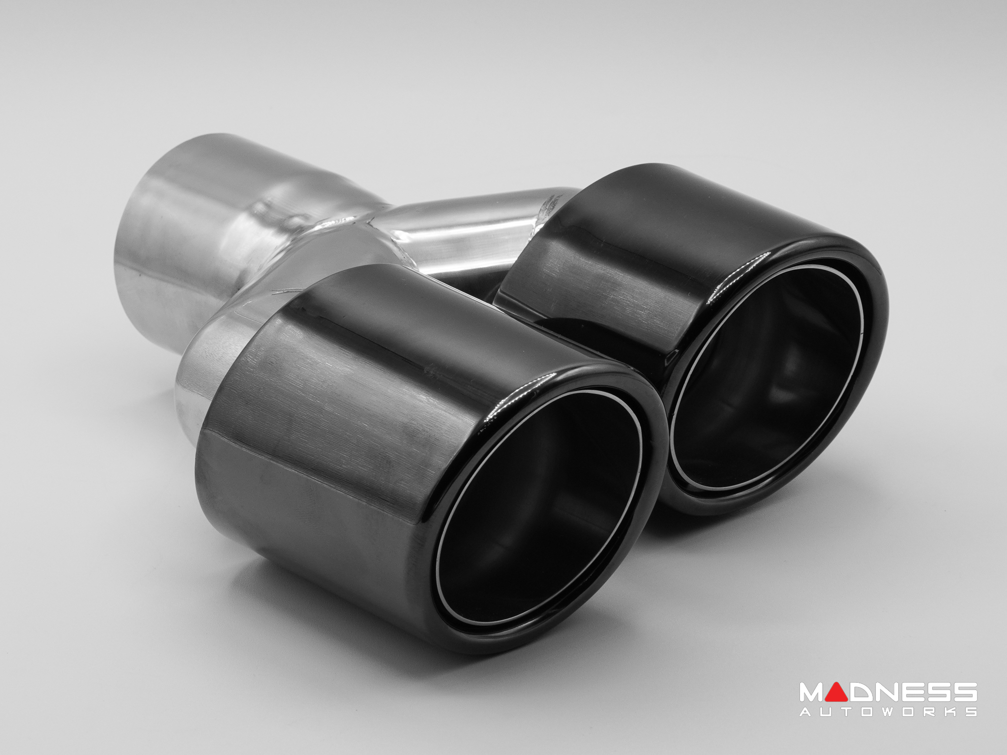 FIAT 124 Performance Exhaust by MADNESS - Monza - Dual Exit w/ Black ...