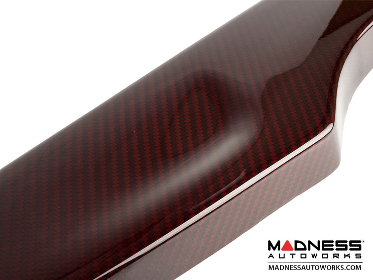 FIAT 500 Parcel Shelf - Carbon Fiber - Red Candy, FT500-14.RC