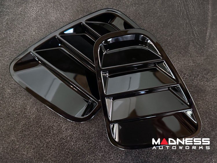FIAT 500 Tail Light Cover Kit - Black Gloss, TMC-LVR-GB