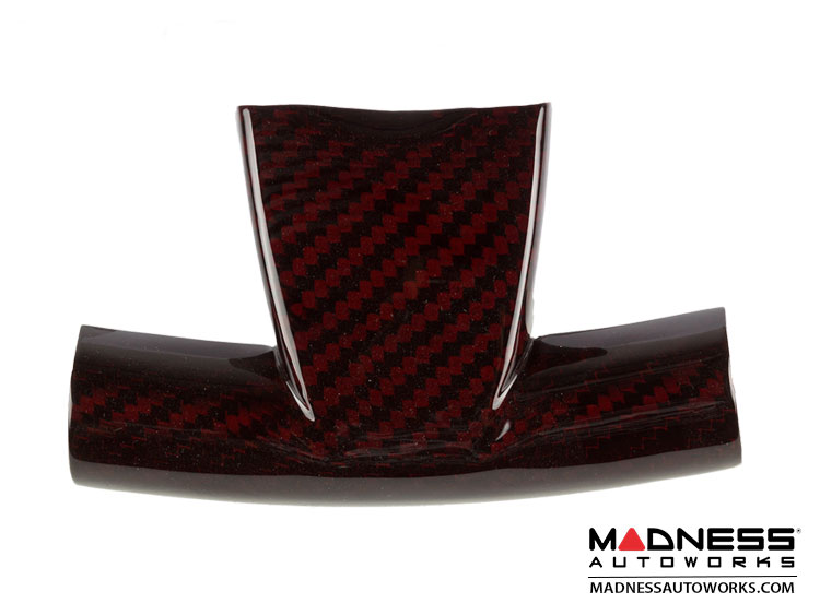 FIAT 500 ABARTH Steering Wheel Trim Set (2 pieces) - Red Candy, FT500 ...