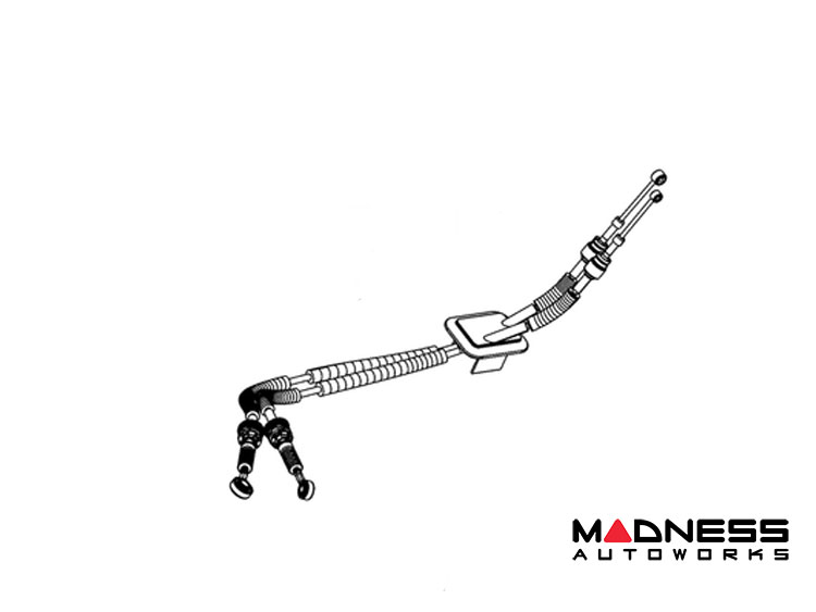 FIAT 500 Gearshift Control Cable - Manual - Mopar, 4670629AB