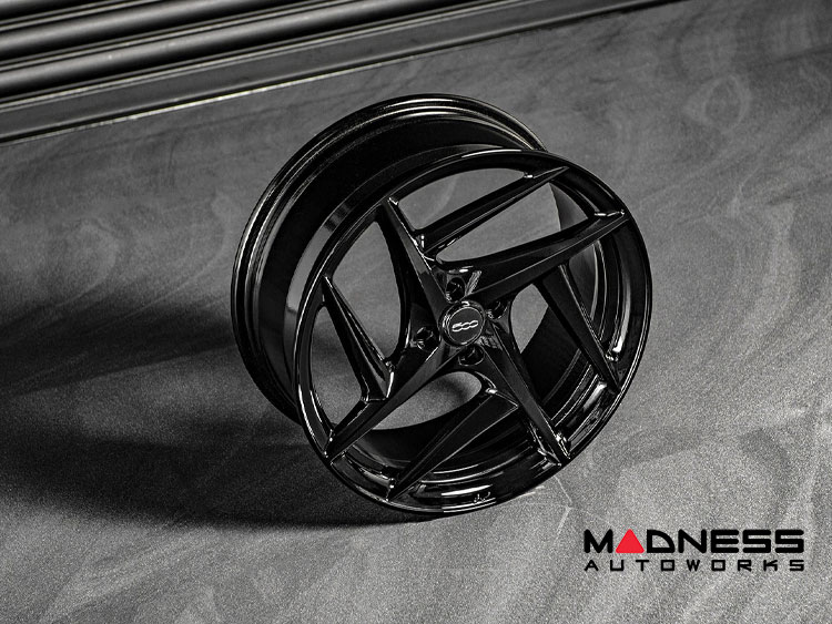 FIAT 500 Custom Wheels - 18in - Type 52 - Kahn Design - Black ...