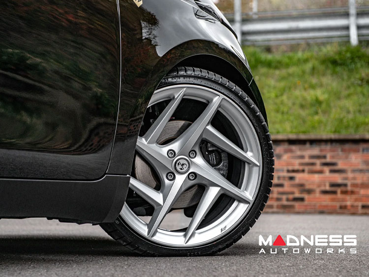 FIAT 500e Custom Wheels - 18in - Type 52 - Kahn Design - Silver - Gen 2 ...