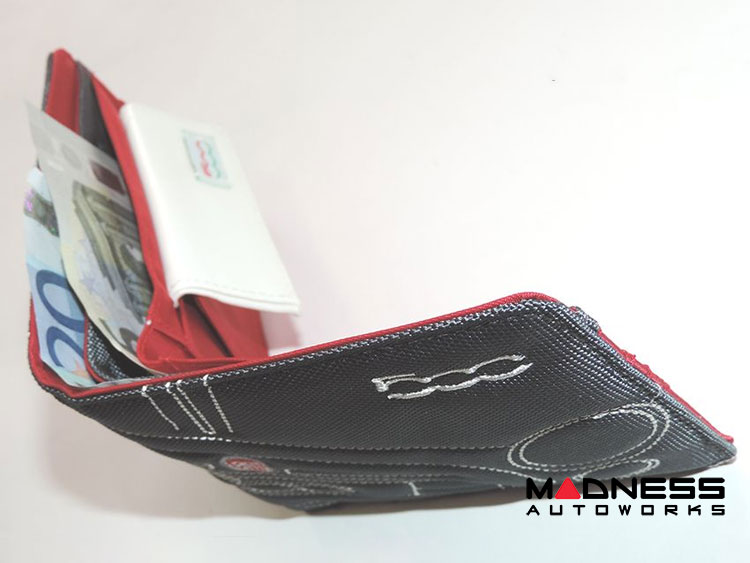 Wallet - Fiat 500 Dark Gray, 305031201