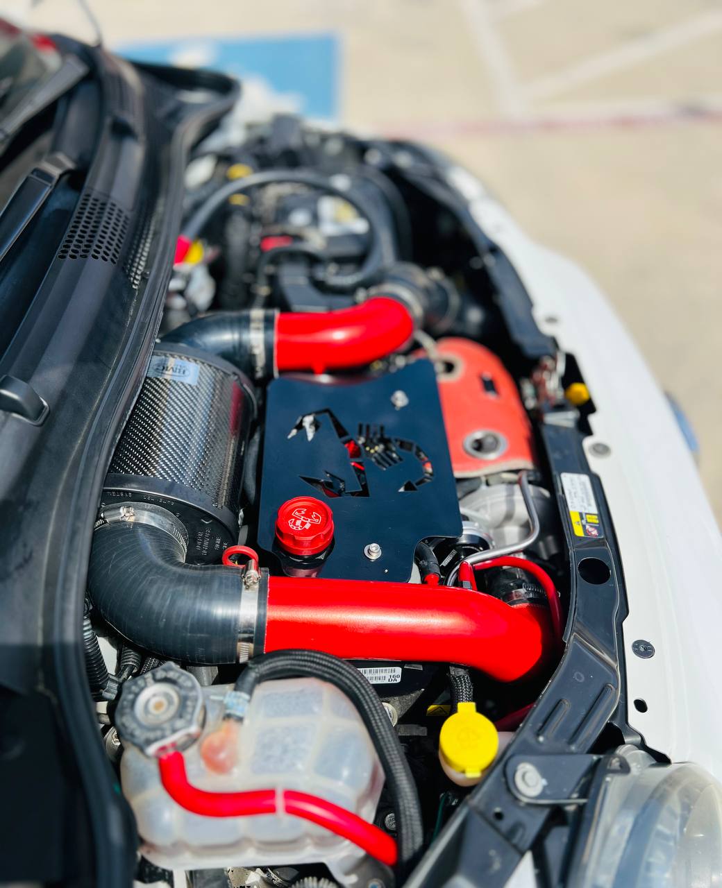 FIAT 500 MAXFlow Intake System - 1.4L Multi Air Turbo - Gloss Red ...