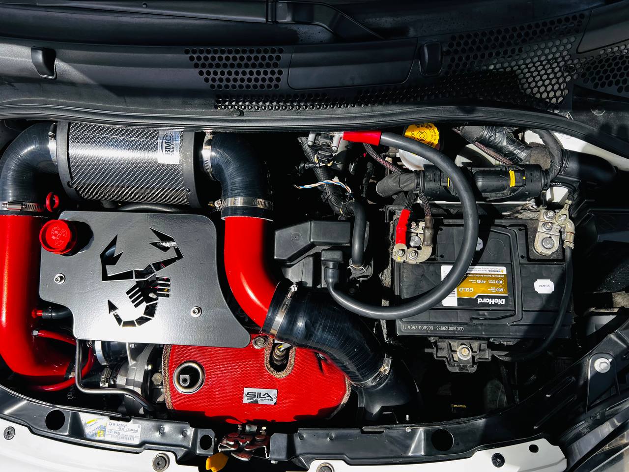 FIAT 500 MAXFlow Intake System - 1.4L Multi Air Turbo - Gloss Red ...