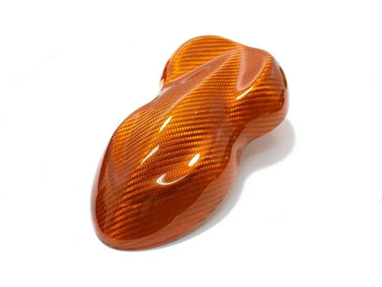 FIAT 500 ABARTH Steering Wheel Trim - Carbon Fiber - Orange Candy - 595 ...