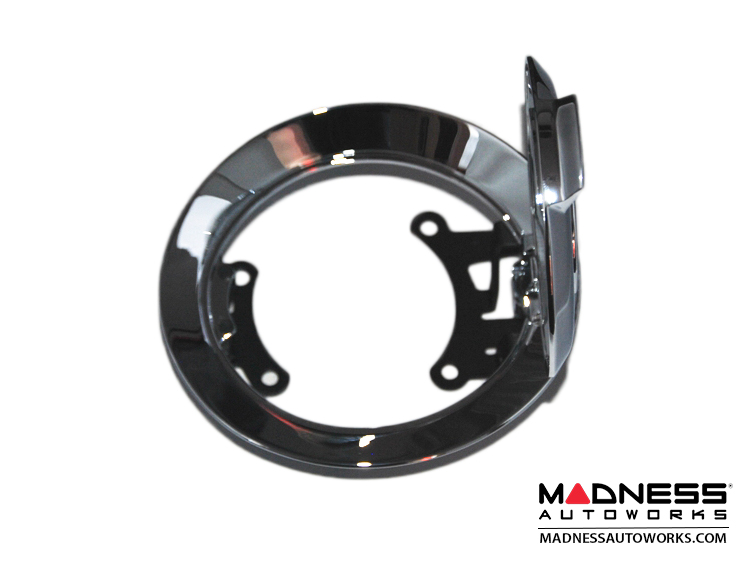 FIAT 500 Fuel Door - Chrome w/ ABARTH Scorpion Logo - Genuine FIAT ...