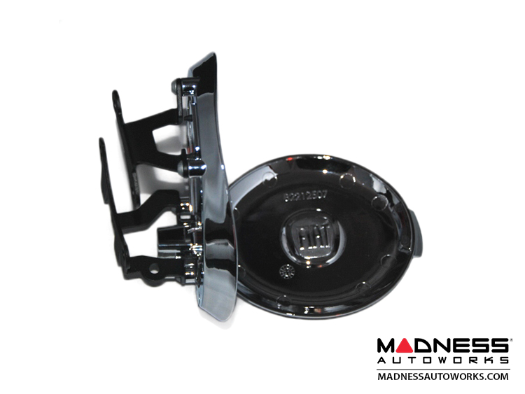 FIAT 500 Fuel Door - Chrome w/ ABARTH Scorpion Logo - Genuine FIAT ...