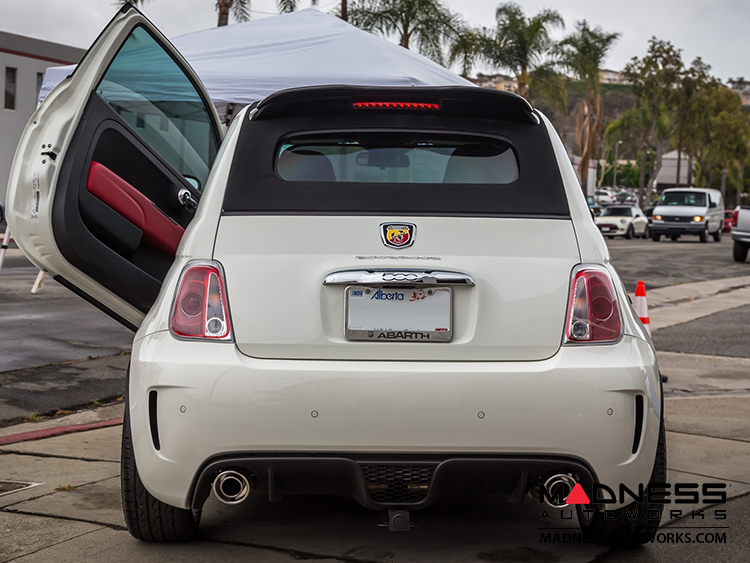 FIAT 500 ABARTH Cabrio Roof Spoiler Extension - Carbon Fiber, MAD42-4314